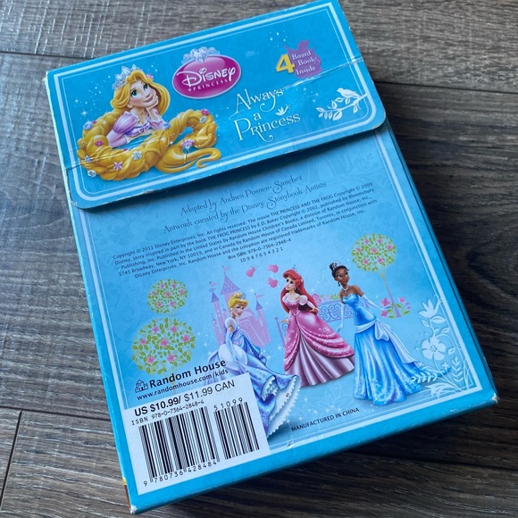 Disney | Toys | Set Of 4 Disney Princess Board Books In Carry Case ...